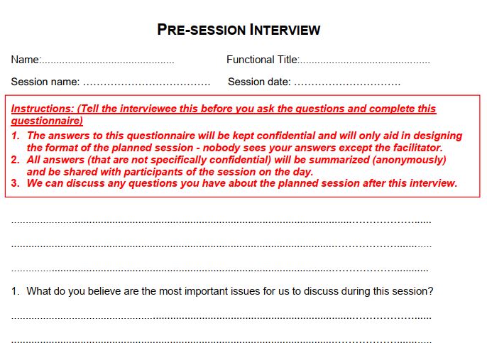 Preparing to facilitate a Team Session – The Rethink Shelf